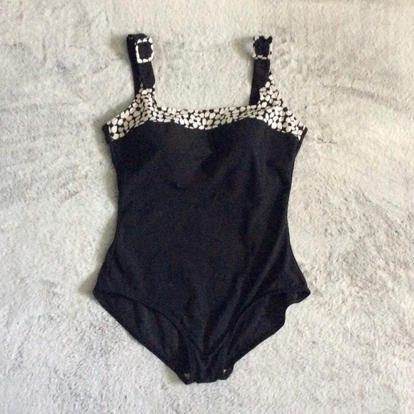 It Figures | Swim | It Figures Onepiece Bathing Suit With Shelf Bra ...